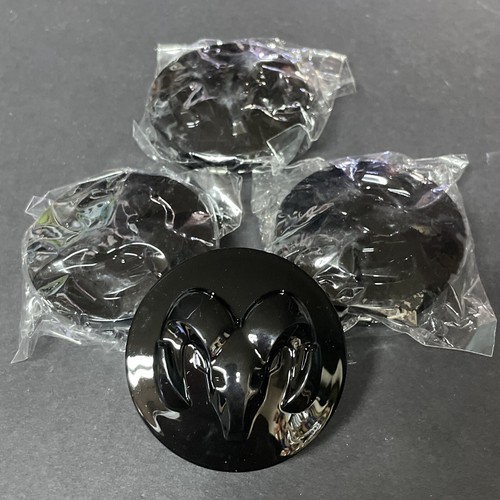 2004 Dodge Caravan Center Caps Set Of 4 Wheel Caps Blackout Ram Logo ...
