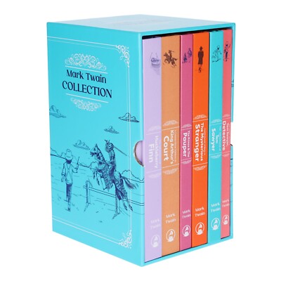 The Mark Twain Deluxe 6 Books Collection Box Set - Fiction - Hardback ...