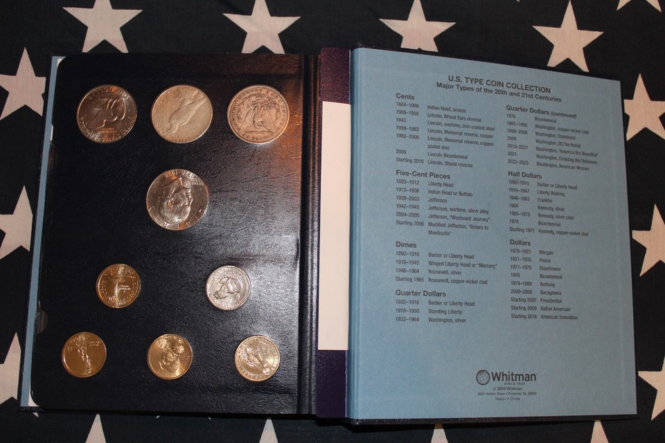 U.S. 20th and 21st Century Type Set 41 Coins Mostly Nice Circulated W ...