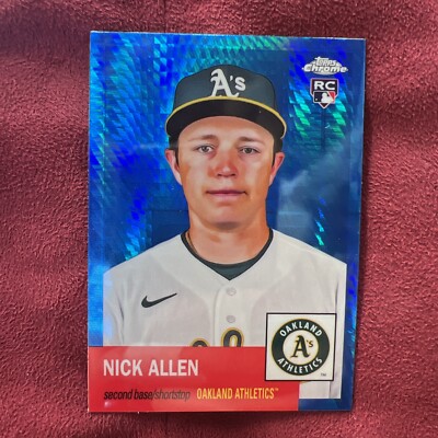 2023 Topps Chrome Platinum Anniversary Blue Prism Refractor Nick Allen ...