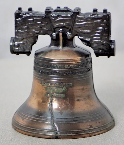 VTG AUTHENTIC REPLICA of the LIBERTY BELL in PHILADELPHIA Rustic Copper ...