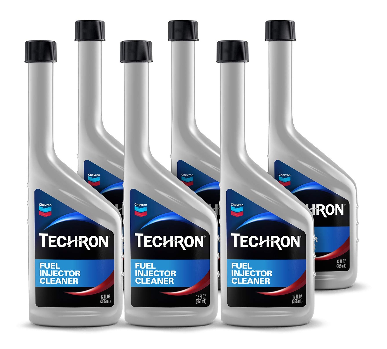 Chevron - 10055-CASE Techron Fuel Injection Cleaner - 12 oz, (Pack of 6 ...