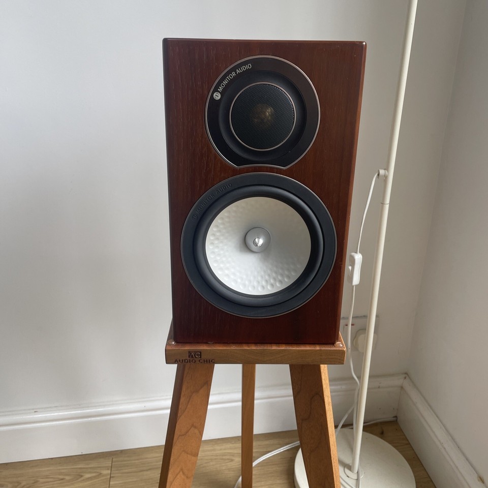 Monitor Audio Silver RX2 Standmount Hifi Speaker in Rosenut/Rosewood ...