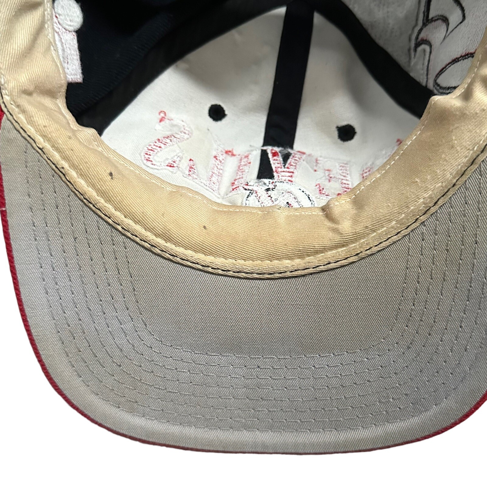 Vintage New Jersey Devils Mens Hat Cap Blue Red SnapBack Sports ...