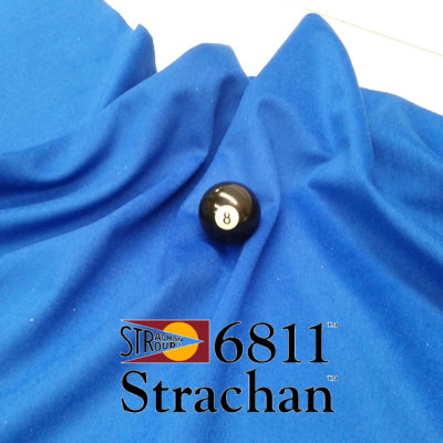STRACHAN 6811 English Pool Snooker Billiards CLOTH 12ft x 6ft - BLUE | eBay