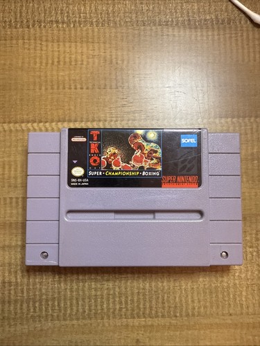 TKO Super Championship Boxing (Super Nintendo SNES) Cart Only Clean ...