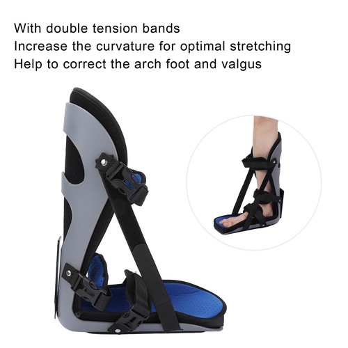 (S Ankle Support Stabilizer Brace Splint Adjust Plantar Fascitis Foot ...