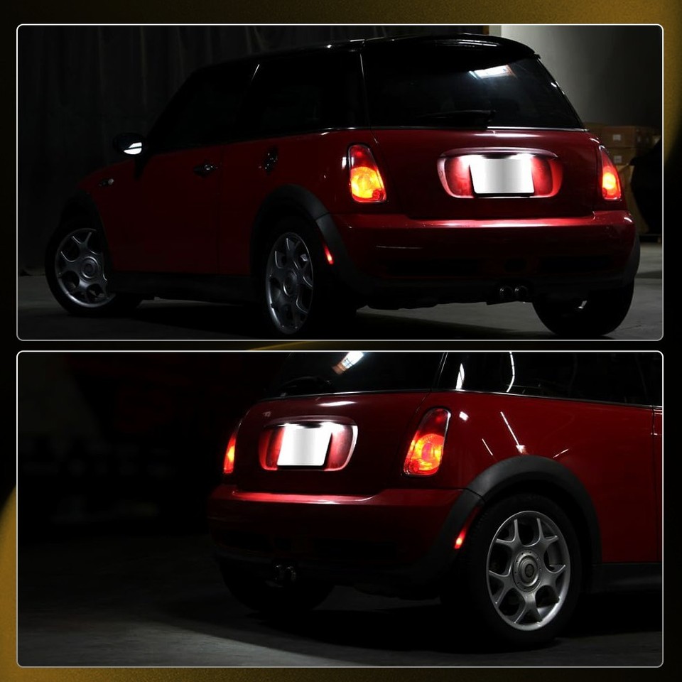 [FULL LED]2X 18LED License Plate Light 2007-2015 For Mini Cooper R56 ...