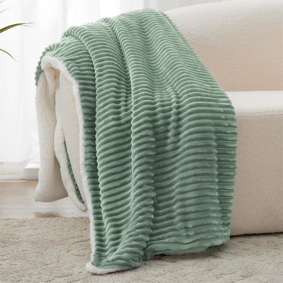 Sherpa Blankets Queen Size - Fleece Queen Blanket for Bed, Soft and ...