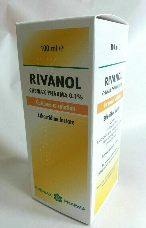 FROM PHARMACY - Rivanol 100ml Cutaneous Solution - antiseptic agent ...