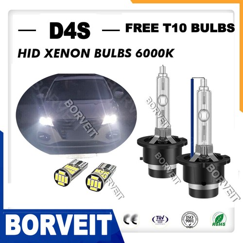 2X D4S/D4R/D4C 6000K White Replacement Intense Xenon HID Headlight ...