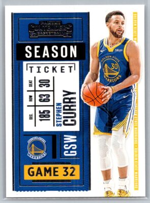 2020 Panini Contenders #20 Stephen Curry Season Ticket | eBay