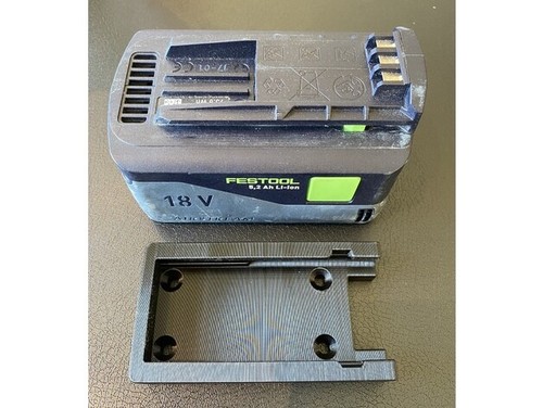 5x BATTERY HOLDERS for FESTOOL 5.2ah AIRSTEAM storage mount clips case ...