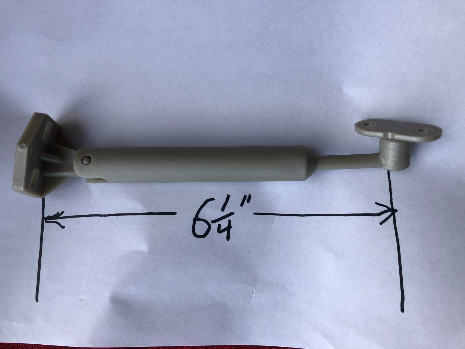 RV Cabinet Door Support Strut 6-1/4" Plastic Spring Loaded grey LOT OF ...