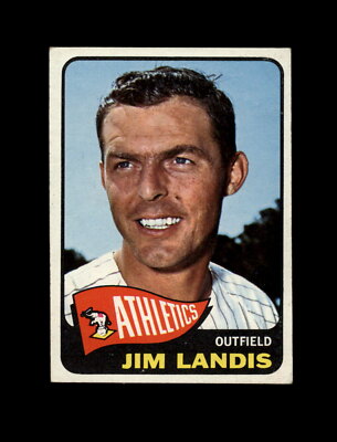1965 Topps Baseball #376 Jim Landis (A's) EXMT | eBay