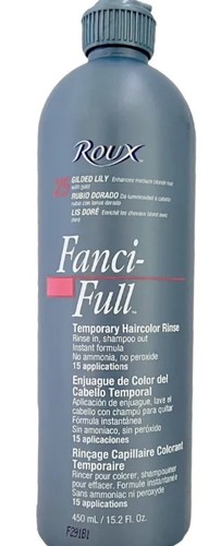 Roux Fanci-Full Rinse Temporary Hair Color 25 Gilded Lily 15oz Instant ...