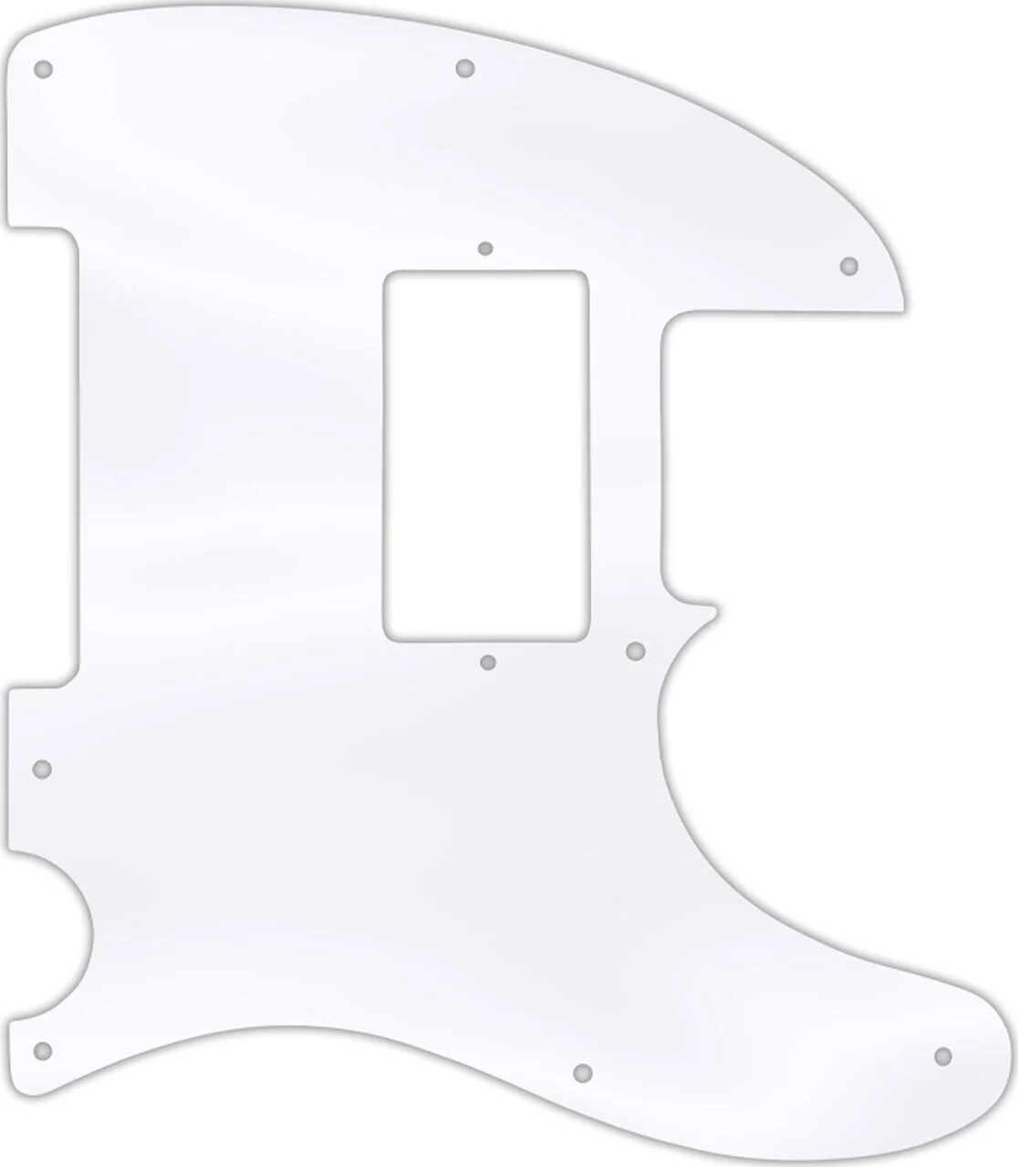 WD Custom Pickguard For Fender Telecaster With Humbucker #45T Clear ...
