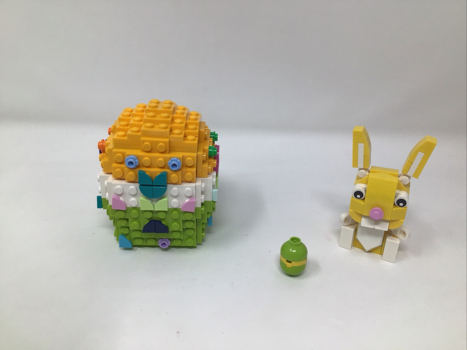 LEGO 40371 Easter Egg & Chick and 30550 Yellow Bunny Rabbit Complete ...