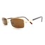 Small Rectangular Sunglasses for Men Women Metal Rim 8 Color Lenses | eBay