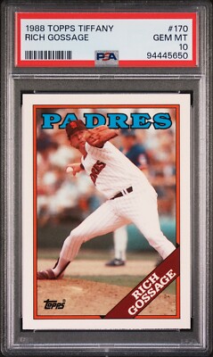 1988 Topps Tiffany #170 Rich Gossage - PSA 10 | eBay