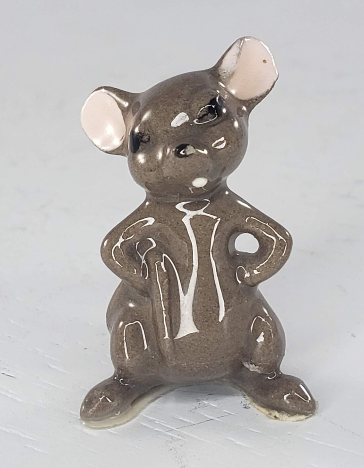 Hagen Renaker Big Brother Mouse Rat Miniature Figurine Angry Hands On ...