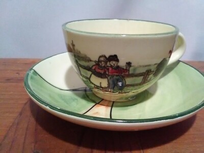 Vintage G S Zell Baden German Pottery cup and saucer | eBay