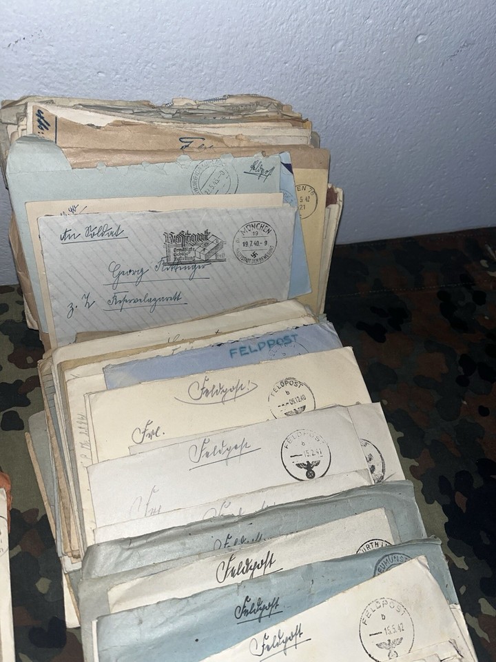 WW2 German Original Wehrmacht 800+ Feldpost Field Mail Letters ...