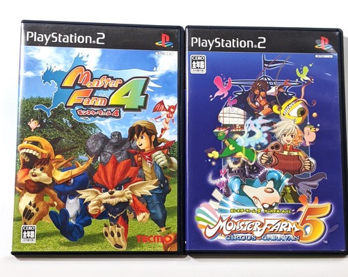 Monster Rancher 4 + 5 Monster Farm Playstation 2 PS2 NTSC-J Japan - US ...