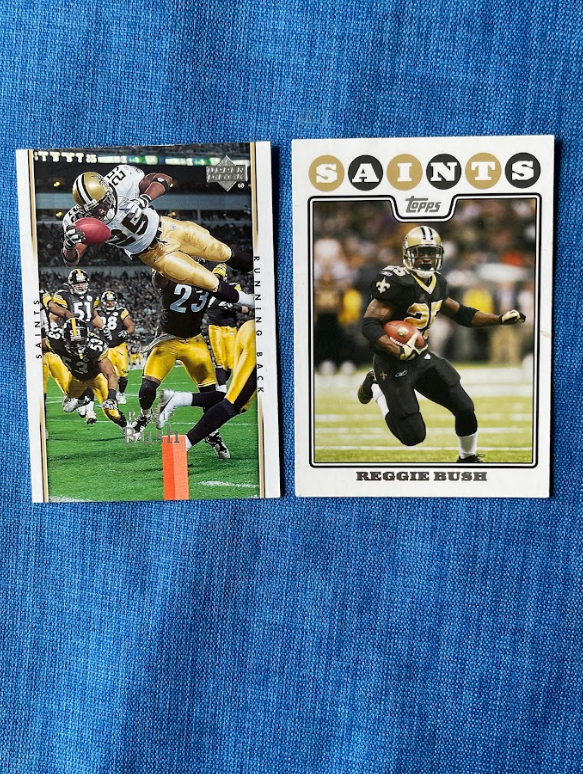 DCC: 2007 2008 Topps Upper Deck Reggie Bush 2-card lot New Orleans ...