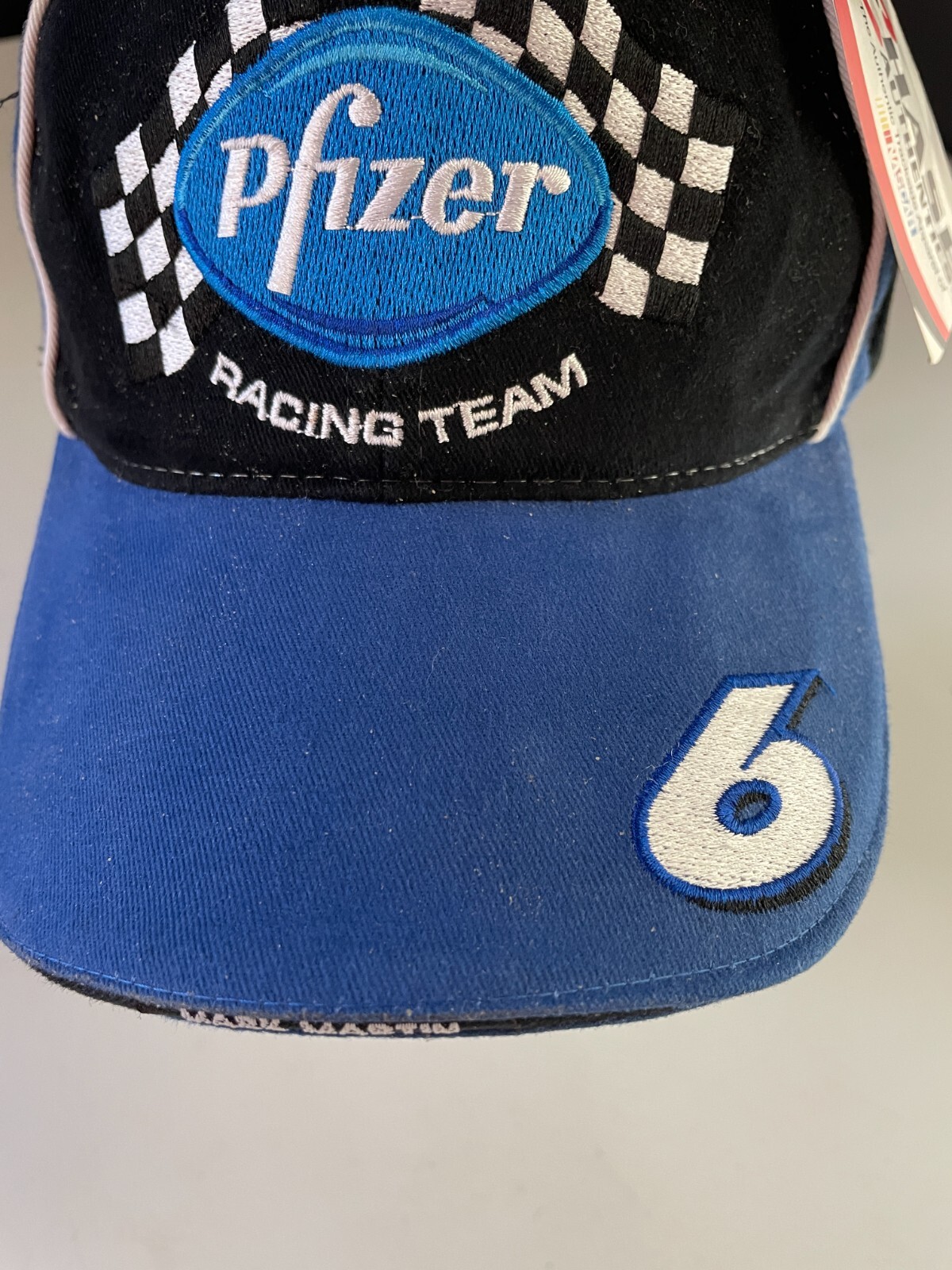 Pfizer Racing Team #6 Mark Martin Hat Cap Roush Racing NASCAR Chase NWT ...