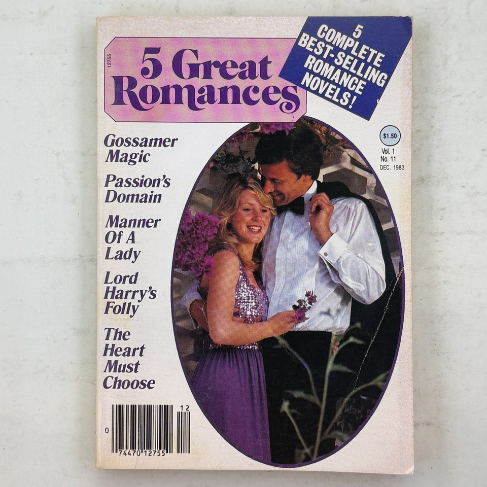 Vtg 1980’s 5 Great Romance Digest Magazine Lot of 14 Womens Stories ...