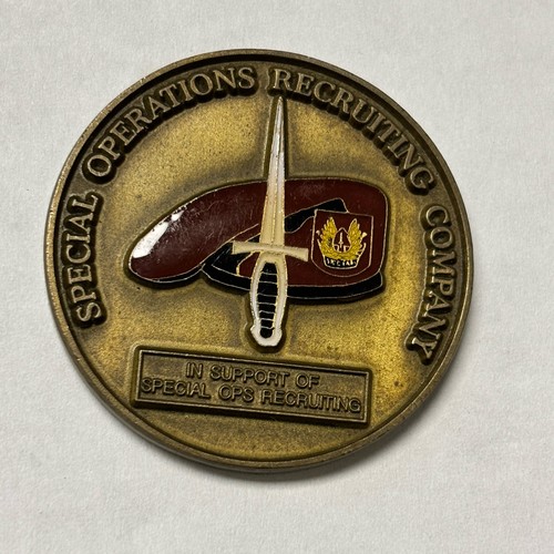SOF Recruiting Company Challenge Coin De Oppresso Liber Night Stalkers ...