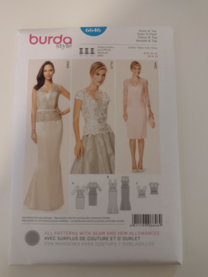 New Assorted Sewing Patterns Burda Range 6614 - 6781 | eBay UK