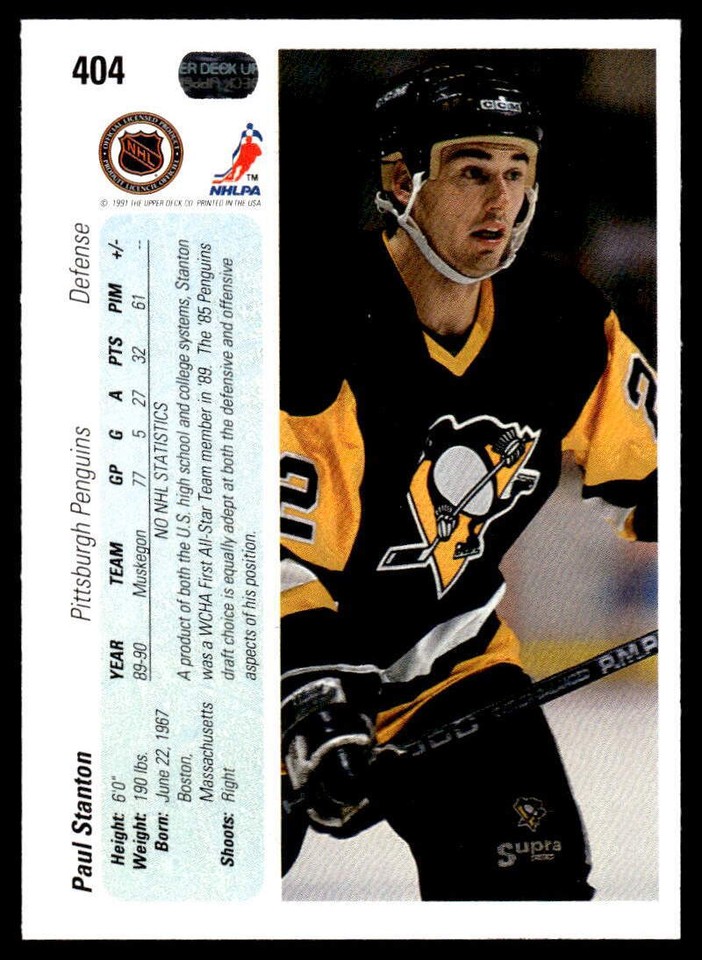 1990 Upper Deck #404 Paul Stanton Near Mint or Better | eBay