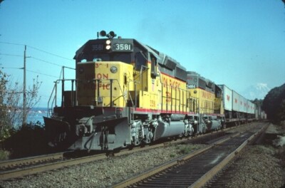 UP 3581 SD-40-2 #692 TACOMA WA (UNION PACIFIC) ORIGINAL SLIDE 08-28-82 ...