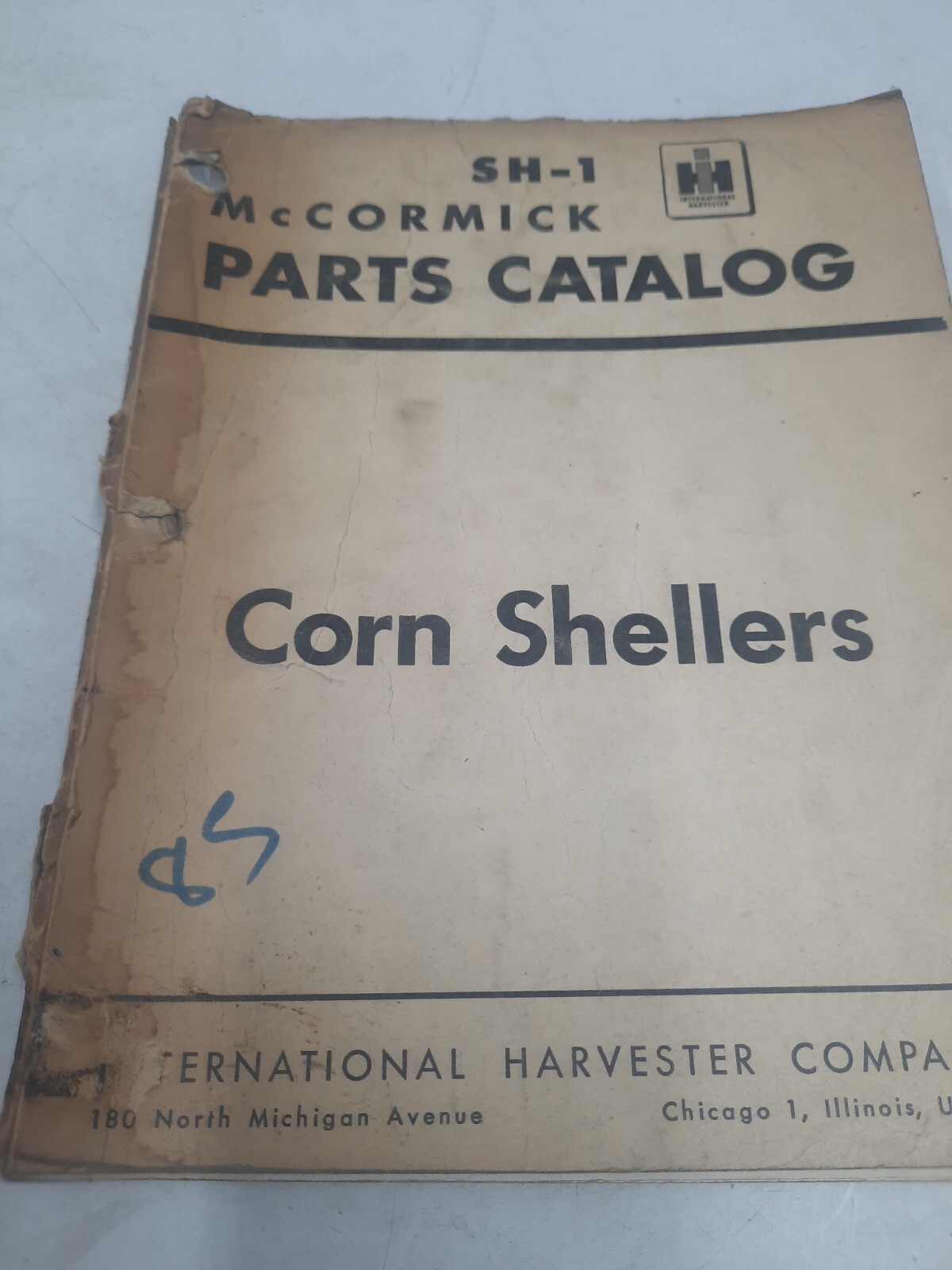 Vintage McCormick Corn Shellers Parts Catalog International Harvester ...