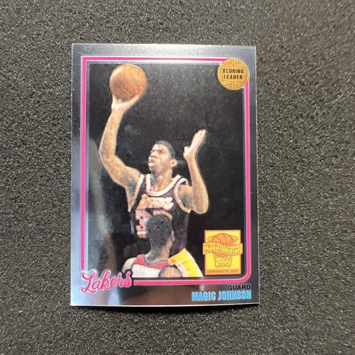 2001 Topps Chrome MAGIC JOHNSON #1 Commemorative Series INSERT - NBA ...