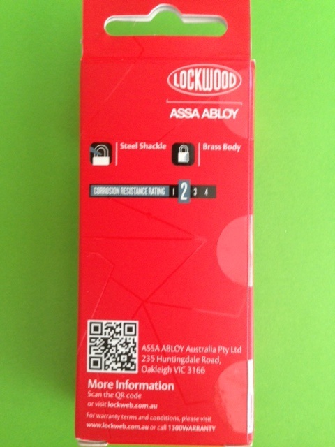 New Lockwood Combination Padlock 150/30/125/DP brisbane pickup fine ...