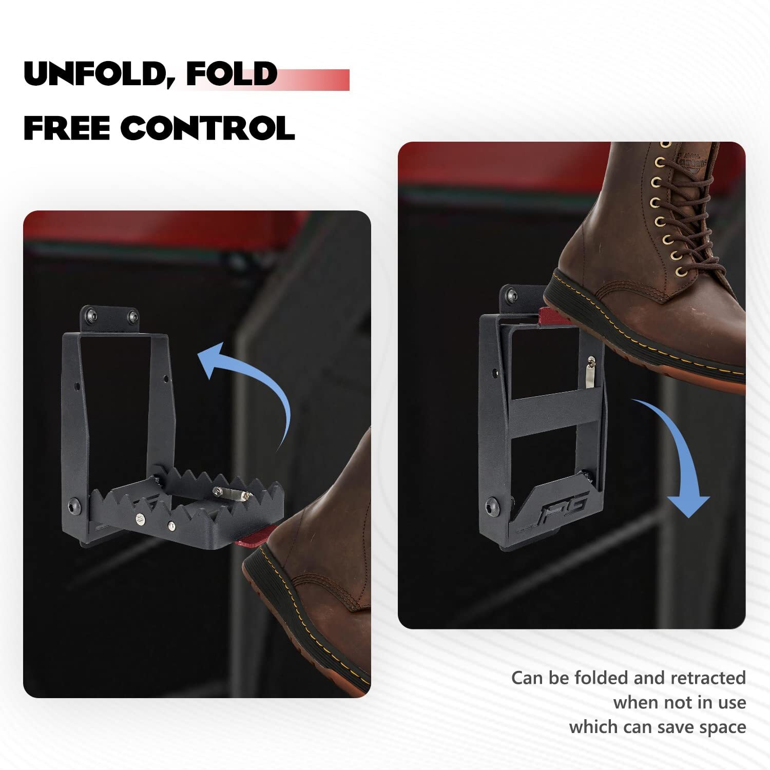 ATV Passenger Foot Pegs FootPegs Universal Anti-Slip Footrests for 4 ...