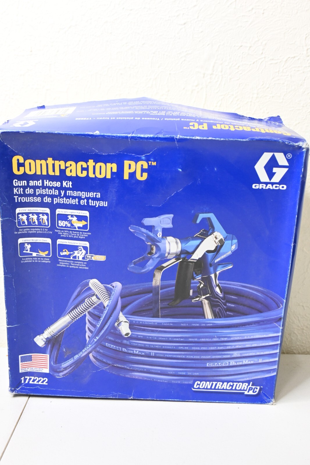 Graco Airless Spray Gun Contractor PC with RAC X 517 SwitchTip 17Z222 ...