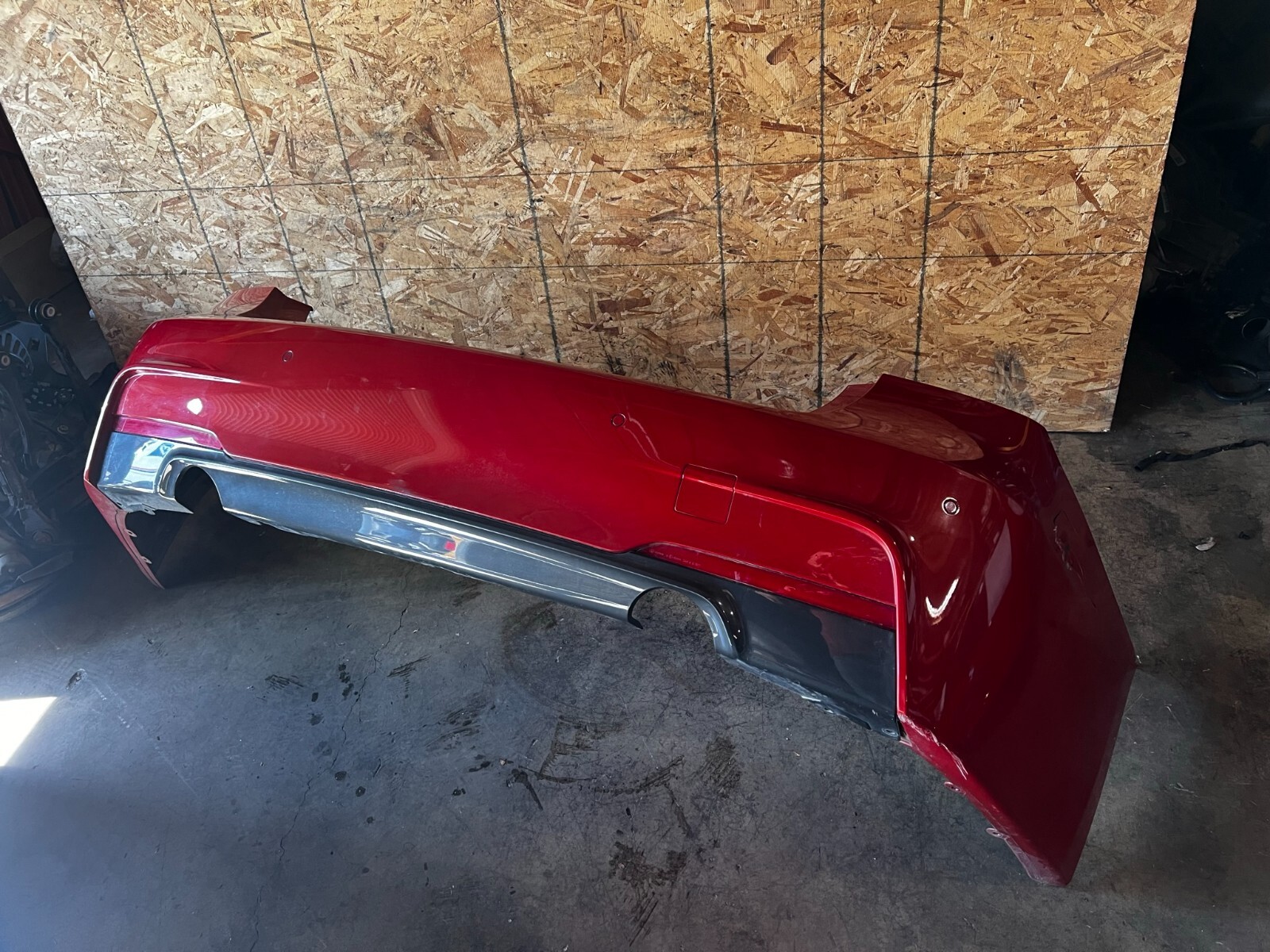 BMW 2012-2018 F30 REAR BUMPER COVER M-SPORT MELBOURNE RED (DAMAGED) OEM ...