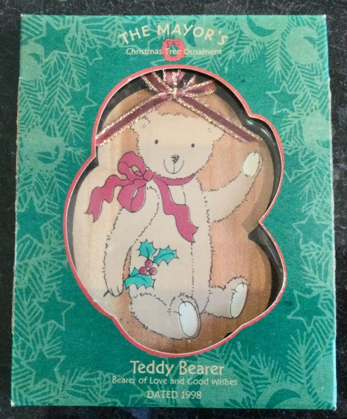 Hallmark The Mayor's Christmas Tree 1998 Teddy Bear | eBay