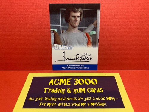 Unstoppable Space 1999 Series 3 Autograph Card DAVID ROBB Main Mission ...