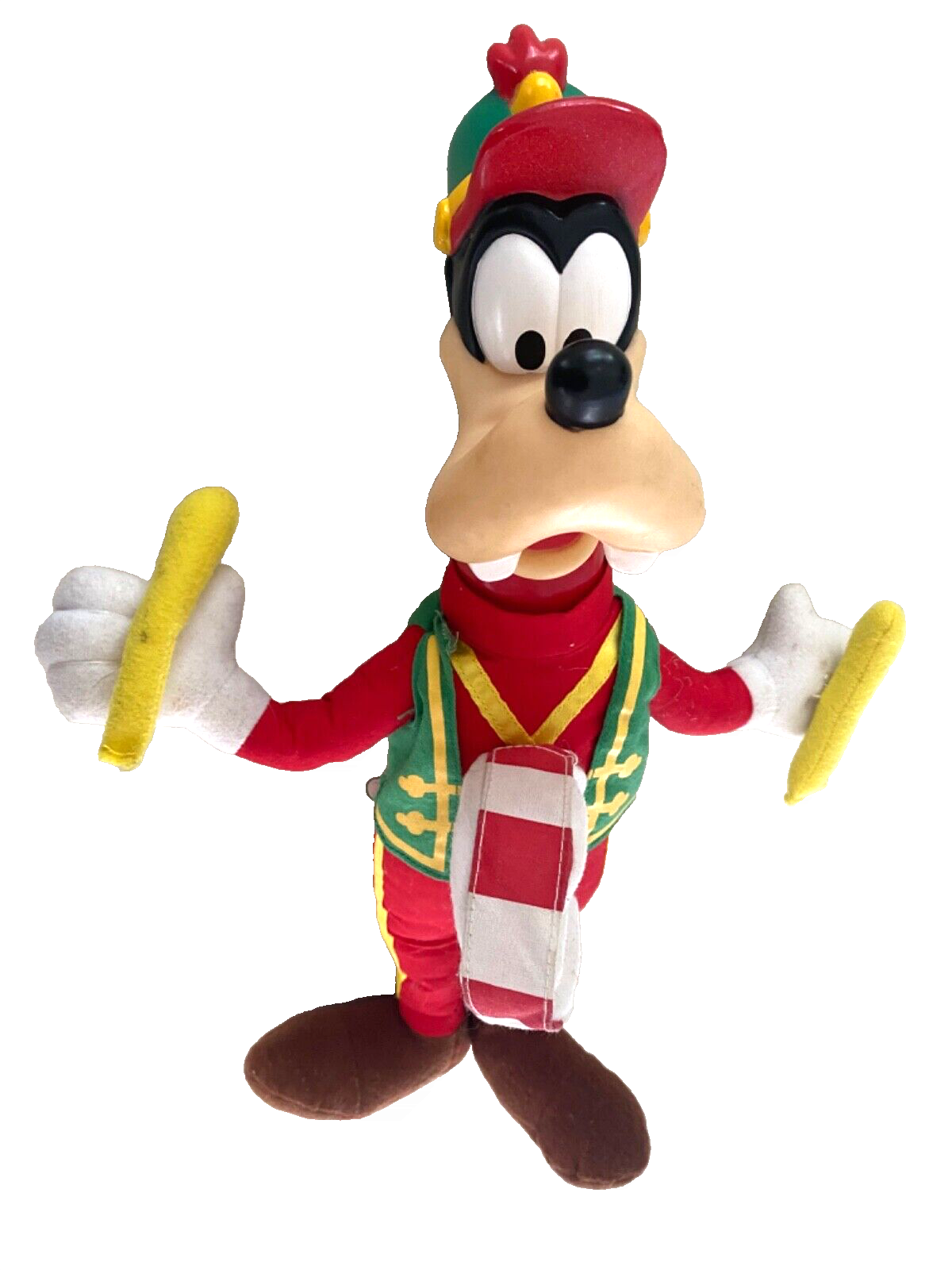 Vintage 1990 Disney GOOFY Drummer Plush McDonalds Toy 37cm Tall Drum | eBay