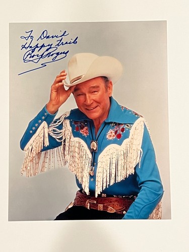Roy Rogers Hand Signed Autographed 8x10 Celebrity Photo | eBay