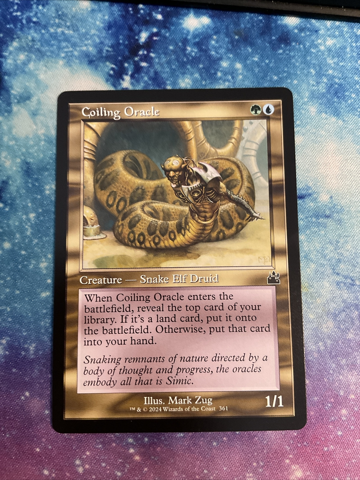 Magic the Gathering Retro Coiling Oracle Ravnica Remastered MTG Free ...