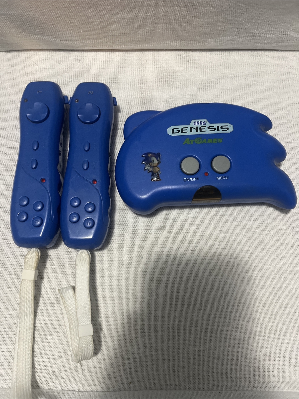 (Unit Only) SEGA GENESIS Dual Remote Arcade Motion Game Console & 2 ...