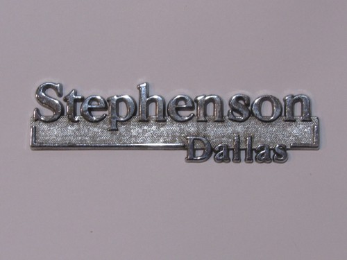 Vintage Stephenson Mercedes-Benz Dallas Texas Metal Dealer Badge Emblem ...