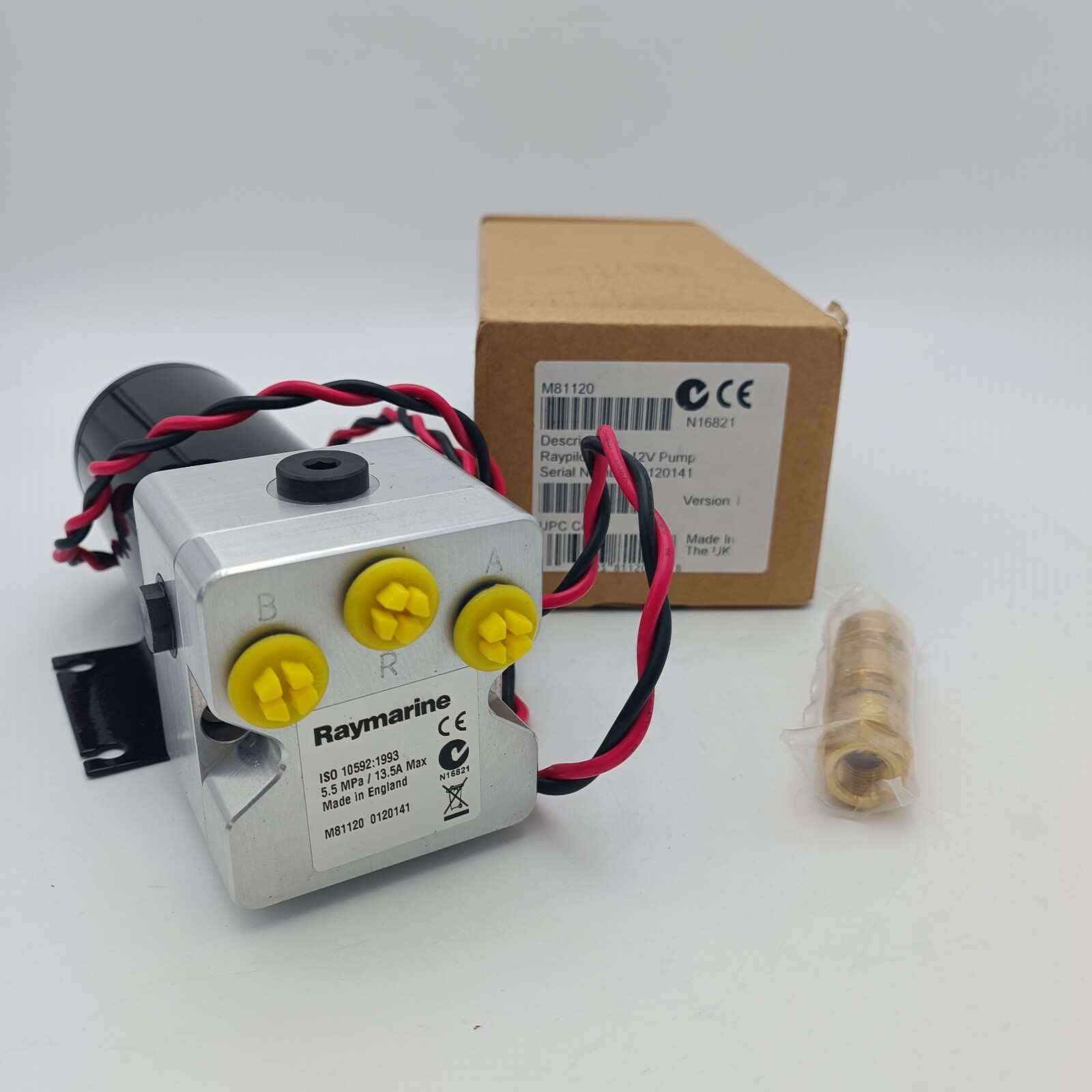 Raymarine Type 1 Hydraulic Pump 12V M81120 Autopilot 1L S2 S3 S2G S3G ...