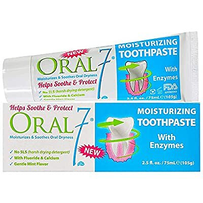 Dry Mouth Toothpaste Containing Enzymes with Xylitol, Moisturizing and ...